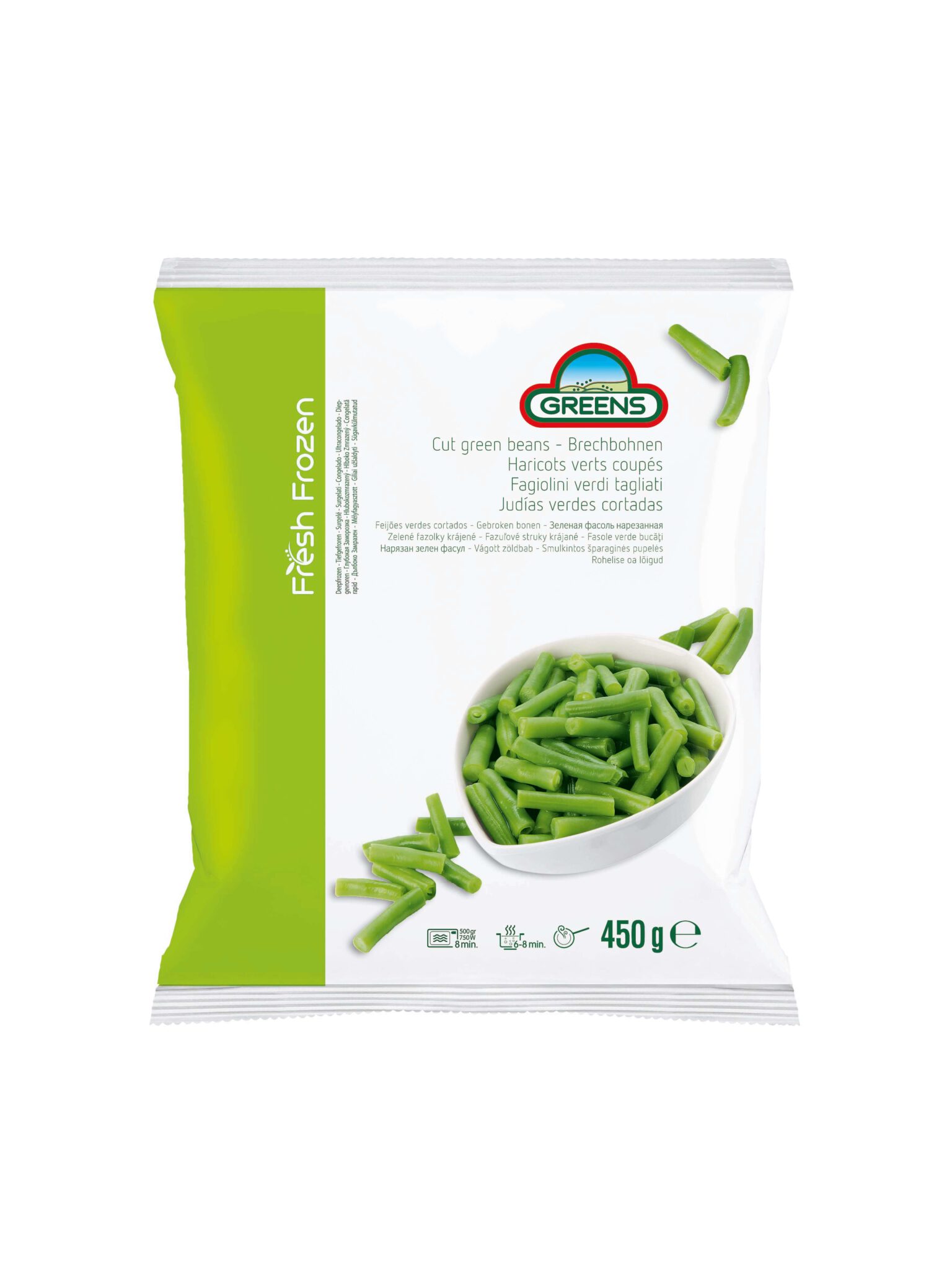 FROZEN BROKEN BEANS 4CM, 450G – Palmco B.V.